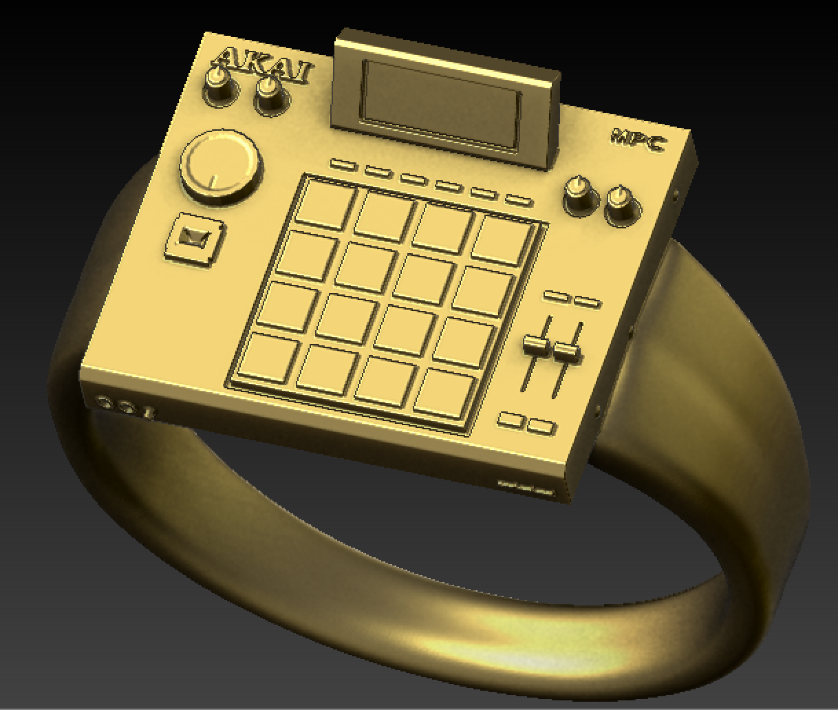STL file Akai mpc ring・3D printable model to download・Cults